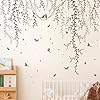 Amazon.com: DRWSSR 3D Removable Grey Vines Wall Stickers - Peel & Stick ...