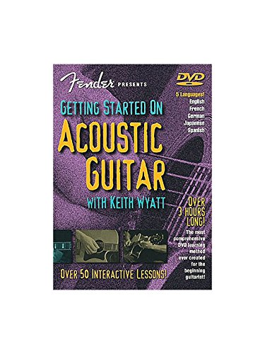 Amazon.com: Fender Presents: Getting Started On Acoustic Guitar (DVD ...