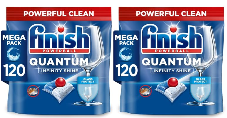 Finish Quantum Infinity Shine Dishwasher Tablets Bulk | Scent : Fresh ...