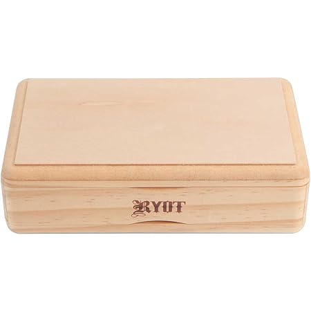 Amazon.com: RYOT 7x7 Solid Top Screen Box in Natural | Wide Wooden Box ...