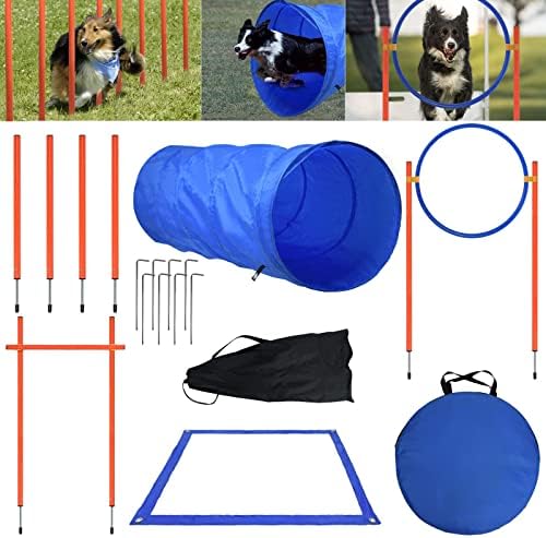 YARDIN Agility Set Hunde, Agility-Ausrüstung für Hunde, Pet Agility ...