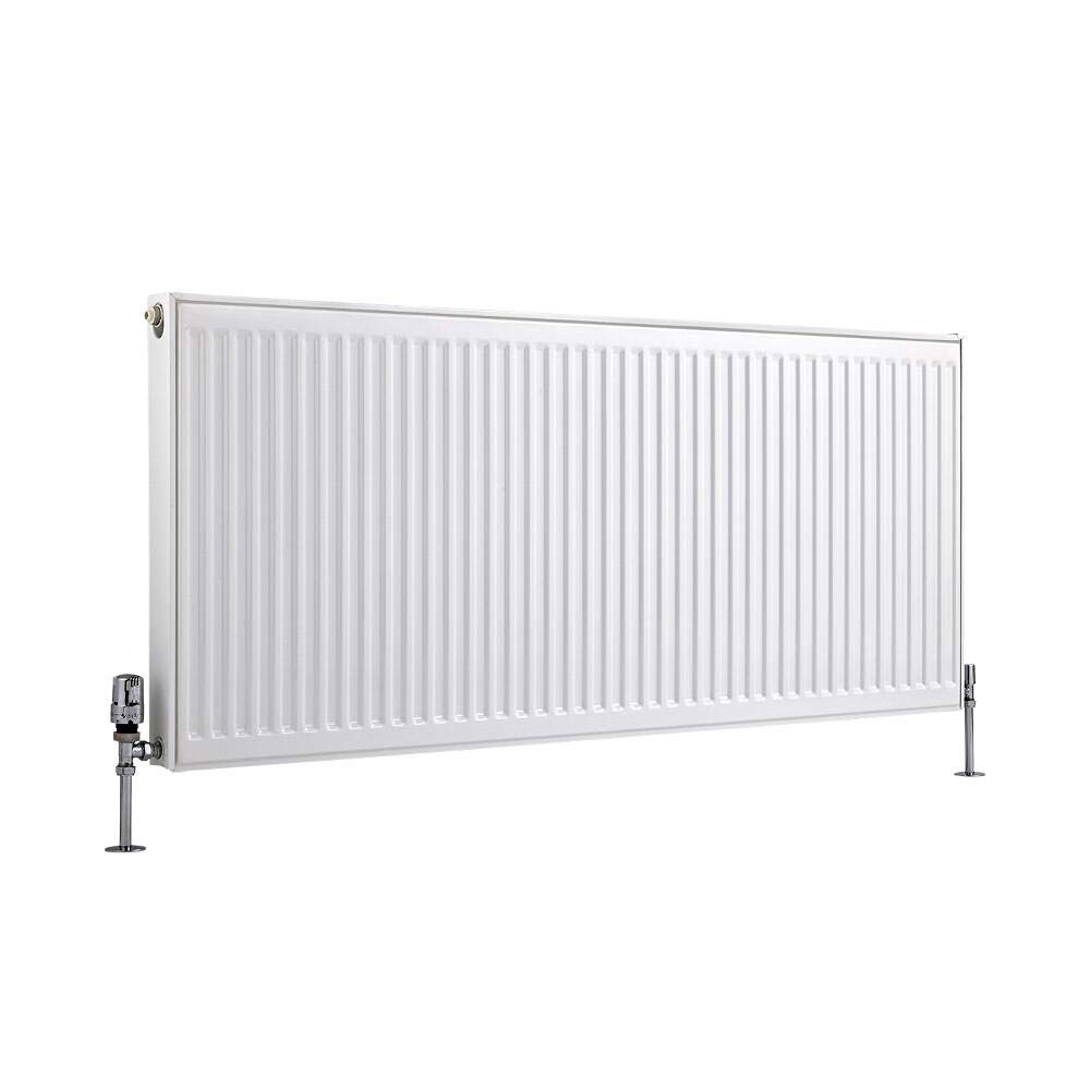 Milano Compact - White Type 11 Horizontal Single Panel Convector ...