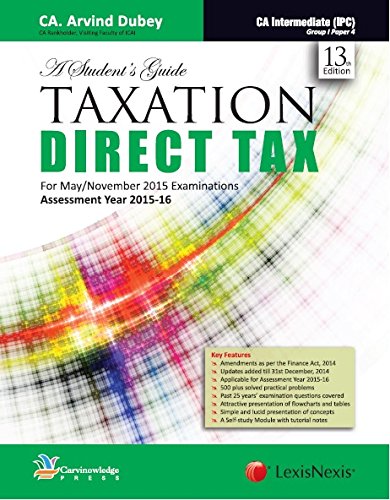 Buy A Student’S Guide Taxation-Direct Tax Book Online at Low Prices in ...