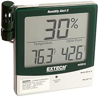 Amazon.com: Extech Instruments 445815-NISTL Hygro-Thermometer Humidity ...
