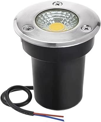 COB Buried Light Round LED Recessed Underground Light IP66 Waterproof ...