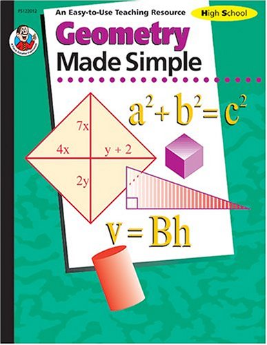 Geometry Made Simple, Grades 9 to 12: Amazon.co.uk: School Specialty ...