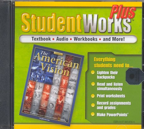 The American Vision, StudentWorks Plus CD-ROM (UNITED STATES HISTORY ...