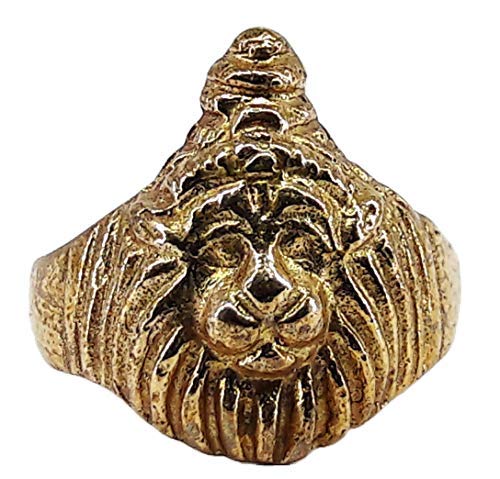 Buy Shruthi Traders Panchaloham/Panchadhatu Ring of LionHead2501 (18 ...