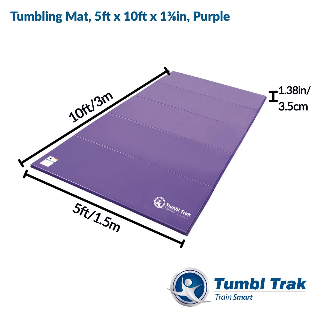Snapklik.com : Tumbl Trak Folding Tumbling Panel Mat For Gymnastics