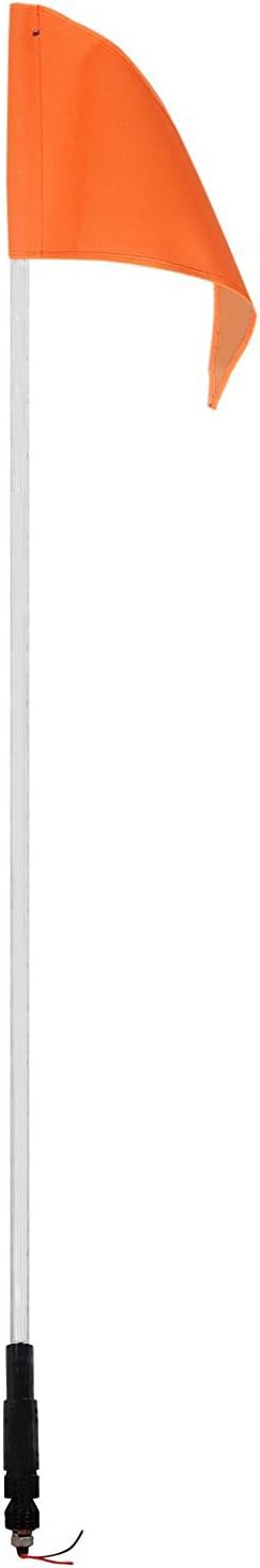 Fiber Optic LED Whips Safety Whip Flags Cree Chips Flexible Tube Quick ...