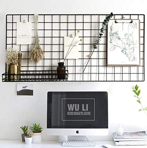 ANZOME Frosted Multipurpose Mesh Wall Metal Wire Basket, Grid Panel ...