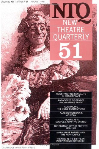 New Theatre Quarterly 51: Barker, Clive, Trussler, Simon: 9780521597289 ...