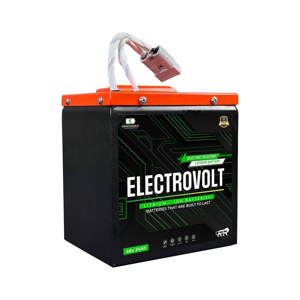 Electrovolt 48V 24Ah Lithium Ion Battery for All Electric 2-Wheeler ...