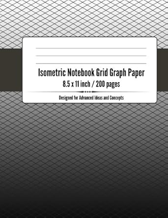 Isometric Notebook Grid Graph Paper: Engineering and Technical ...