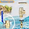 Brass Water Well Pressure Tank Tee Kit with 40/60psi Pressure Switch ...