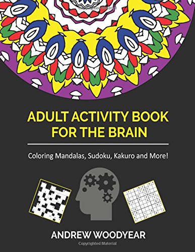 Amazon.com: Adult Activity Book For The Brain: Coloring Mandalas ...