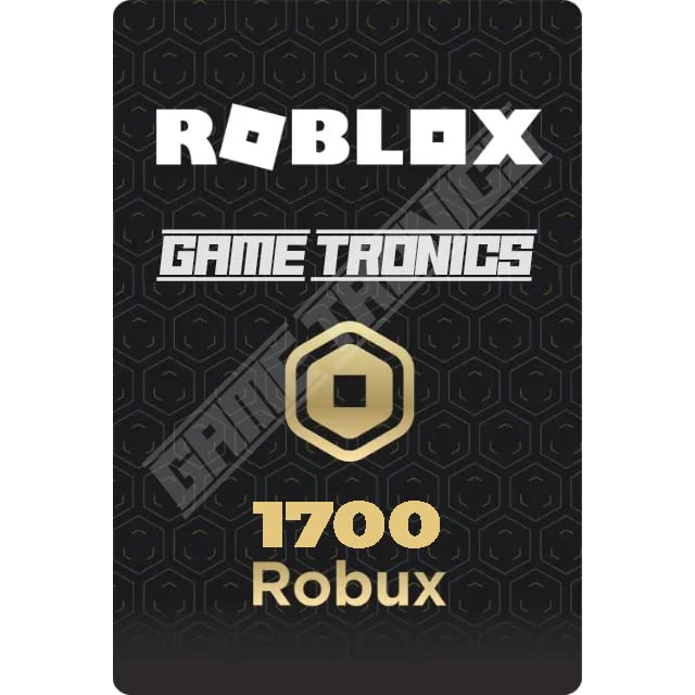 Roblox: 1700 Robux Credit Gift Code [Includes Exclusive Virtual Item ...
