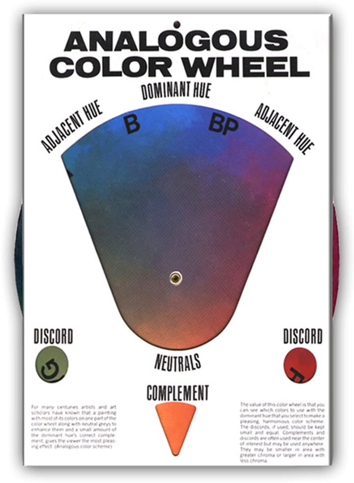 Analogous Color Wheel Hal Reeds Original Hand Painted Wheel Showing ...