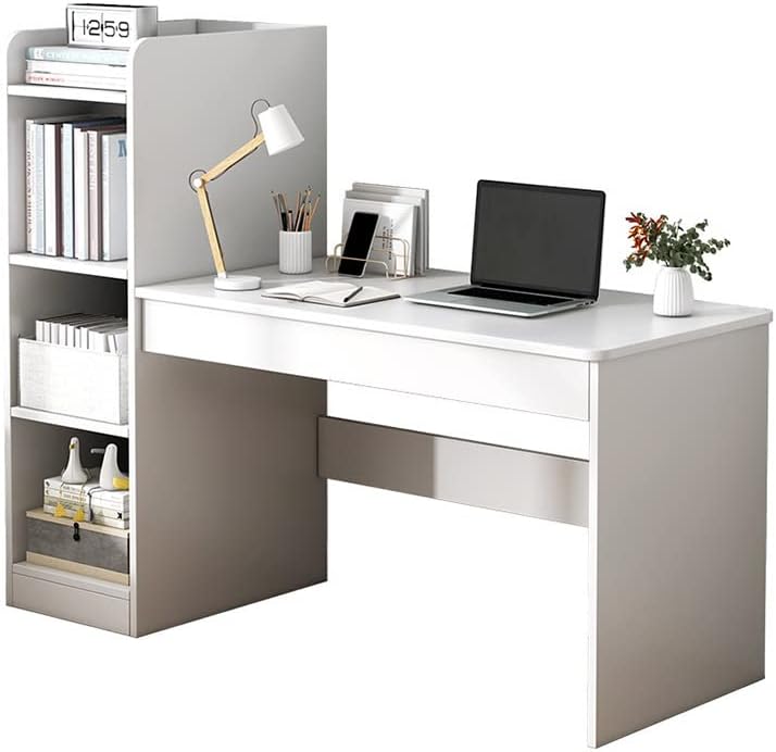 Sharpdo Home Office Desk, Simple Computer Desk With Opened Storage ...