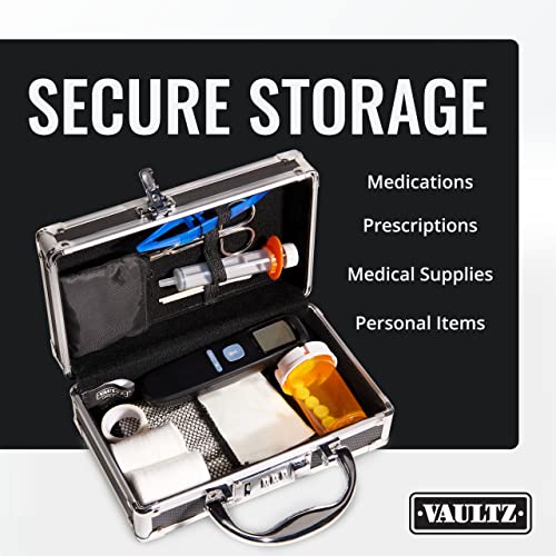 Vaultz Medicine Safe Case w/Combination Lock - Pack of 1 Cases, 8.35 x ...
