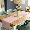 Amazon.com: Windkream Scalloped Edge Table Runner 70 Inches Preppy ...