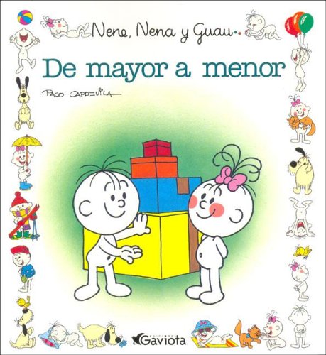 De mayor a menor (Nene, Nena y Guau) : Capdevila, Paco: Amazon.es: Libros