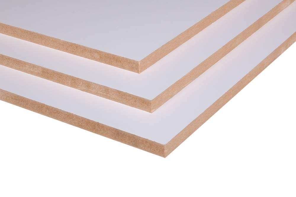 Generic Prelaminated MDF White Board 8ft 4ft 16 5 17 Mm Amazon in