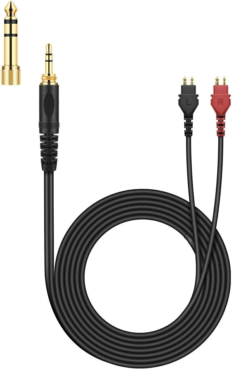 Amazon.com: Genuine Sennheiser Replacement Cable for SENNHEISER HD600 ...