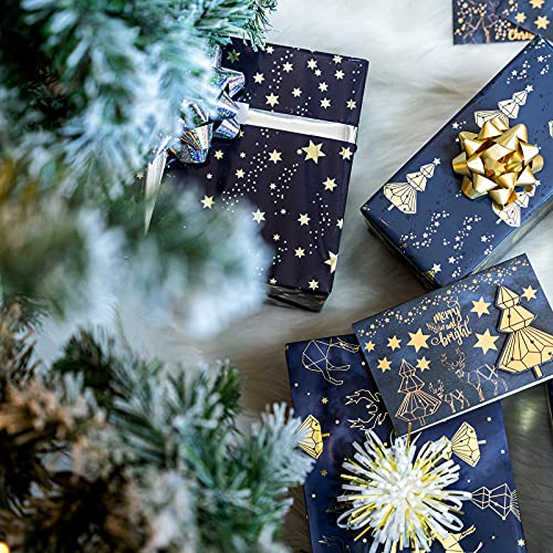 Snapklik.com : WRAPAHOLIC Christmas Wrapping Paper Roll - Mini Roll - 3 ...