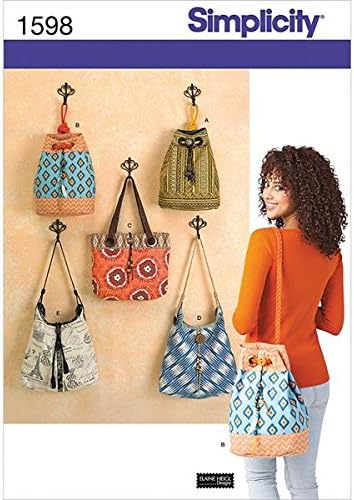 Amazon.com: Simplicity Creative Patterns 1598 Bags : Arts, Crafts & Sewing