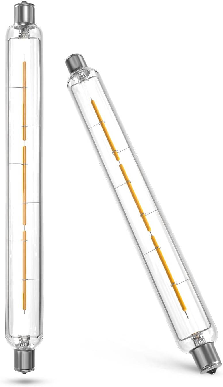 Bonlux 4W S15s LED Light Bulbs 284mm Warm White 2800K 60W S15 Bulb ...
