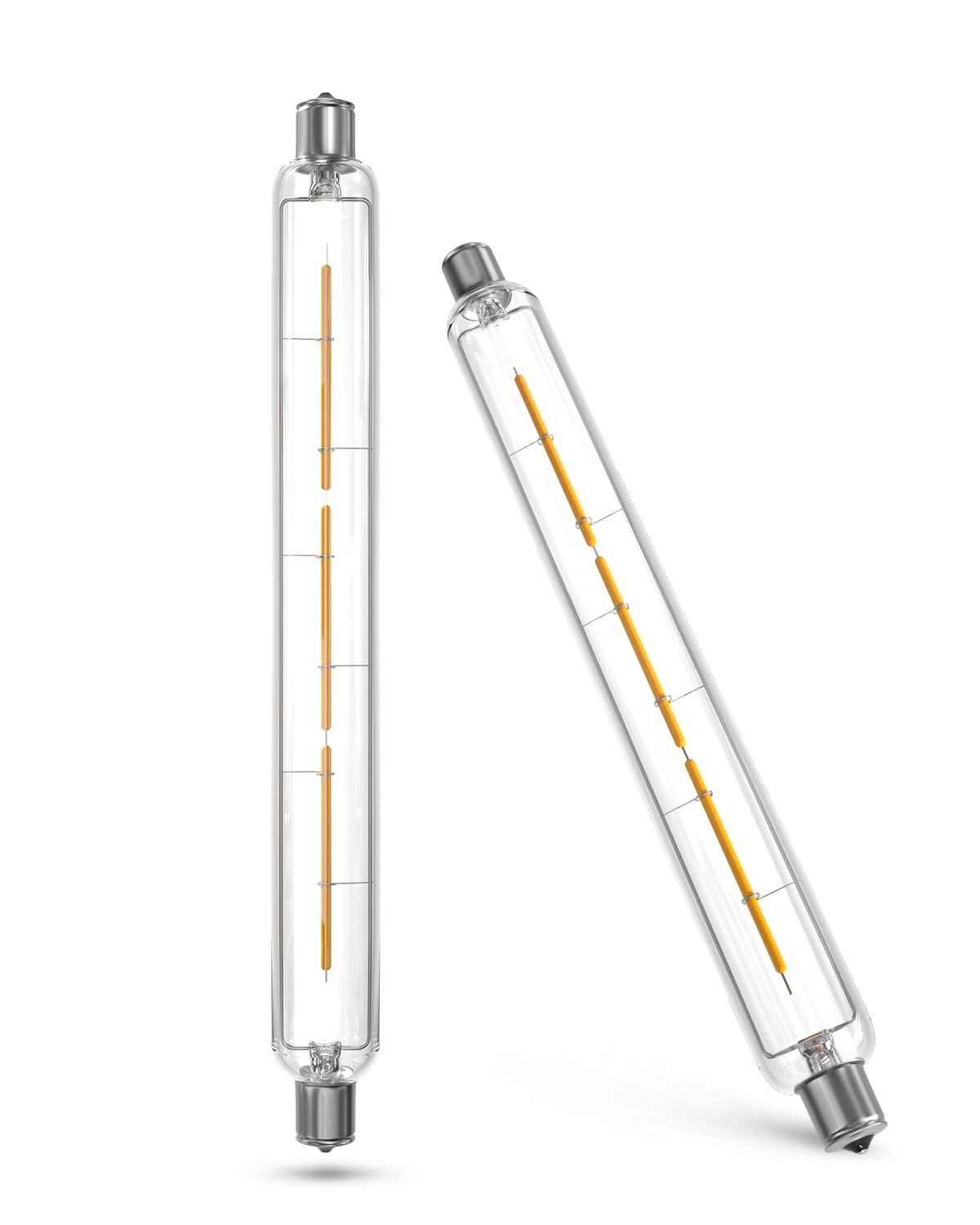 Bonlux 4W S15s LED Light Bulbs 284mm Warm White 2800K 60W S15 Bulb ...