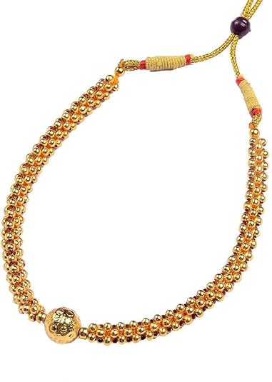 Buy Arti Women Maharashtrian Kolhapuri Traditional Neklace Marathi ...