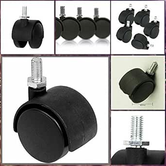 Sukee Chair Wheel for Universal Standard Size Revolving Chairs Thread ...