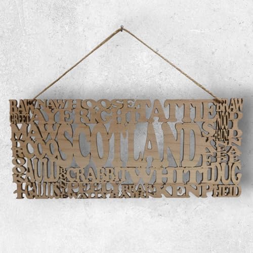 Scotland Slang Wall Decor - Unique Scottish Gifts for Men & Women ...