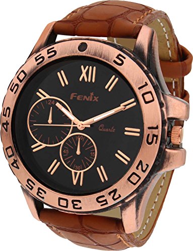 Buy Fenix Analogue Black Dial Men's Watch - Es0027 Online at Low Prices ...