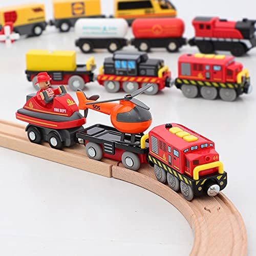 Abonda Electric Train Toy, Magnetic Electric Locomotive Train Toy Fire ...