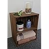 Large Wooden Crate Apple Box Storage Display Unit with Shelf Vintage ...