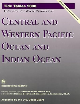 Buy Central and Western Pacific Ocean and Indian Ocean (Tide Tables ...