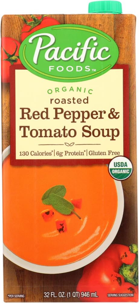 Amazon.com : Pacific Natural Foods Organic Soup Roasted Red Pepper and ...