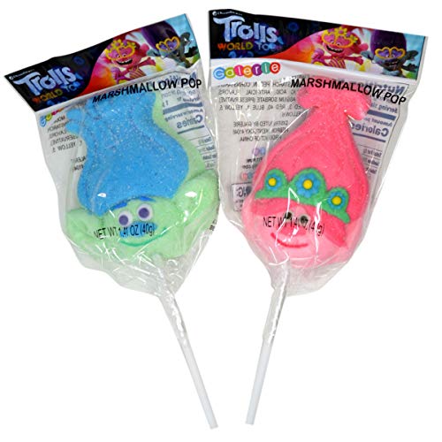Trolls World Tour Marshmallow Pop Easter Basket Stuffers, 1.41 Ounce ...