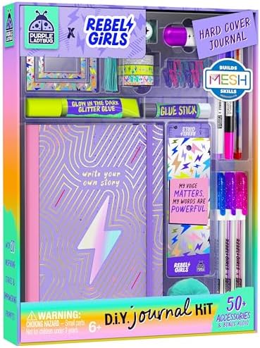 Amazon.com: Girls Creative Gift Kit Ages 8-12 - DIY Journal Kit for ...