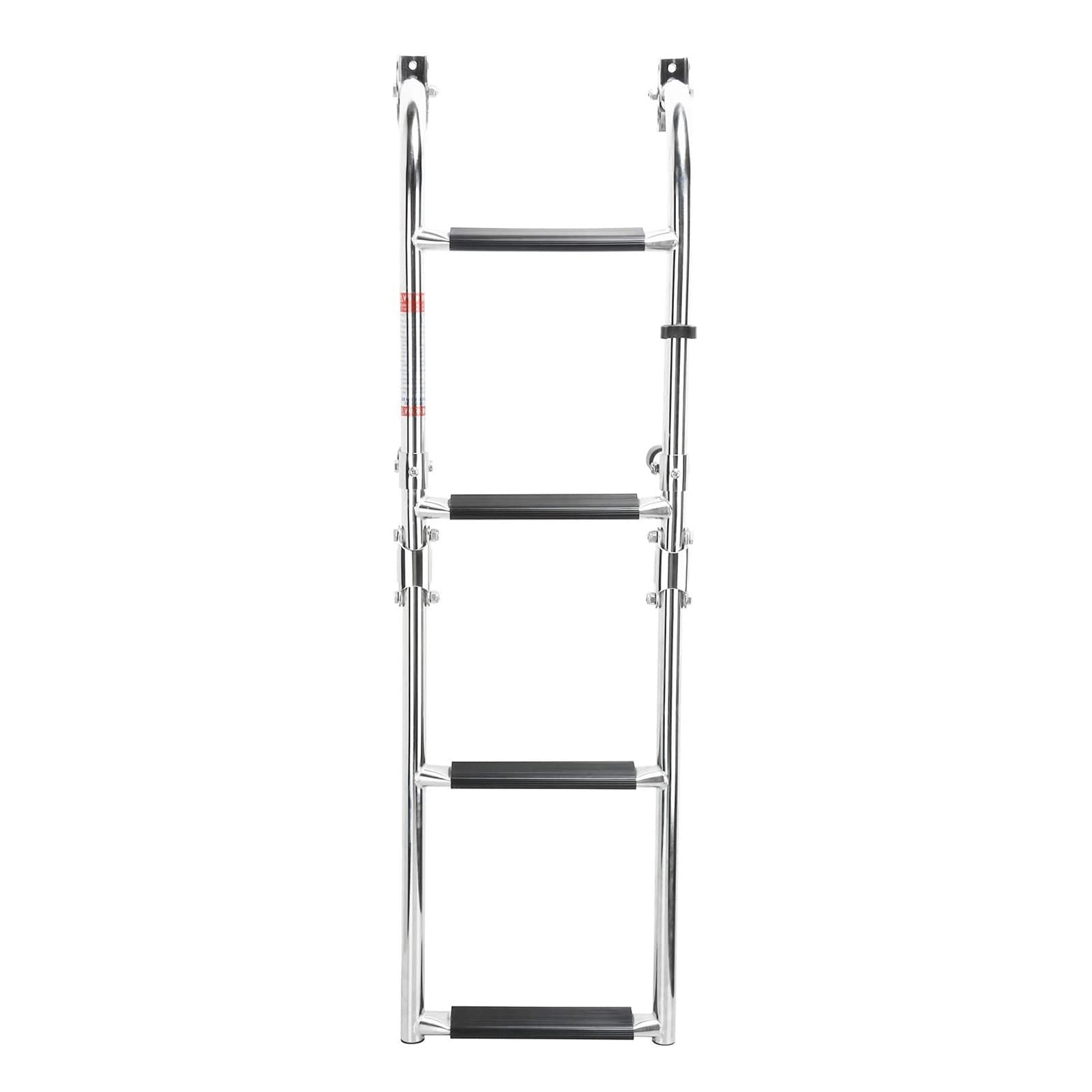Buy 4 Steps Dive Boat Ladder for Speedboat, Stern Foldable Pontoon ...