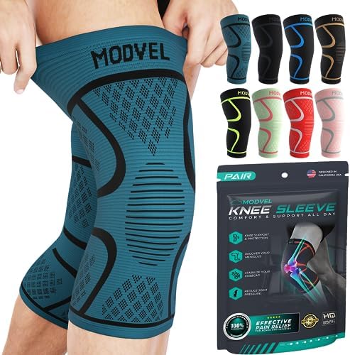 Amazon.com: Modvel Knee Braces for Women & Men – 2 Pack Brace Set ...