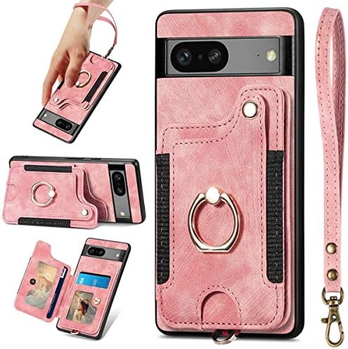 Amazon.com: JanCalm for Pixel 7a Case,Card Holder Wallet for Google Pixel 7a Case,Ring Holder ...