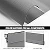 Amazon.com: LazBlinds No-Drill Cordless Zebra Blinds - Dual Layer Light ...