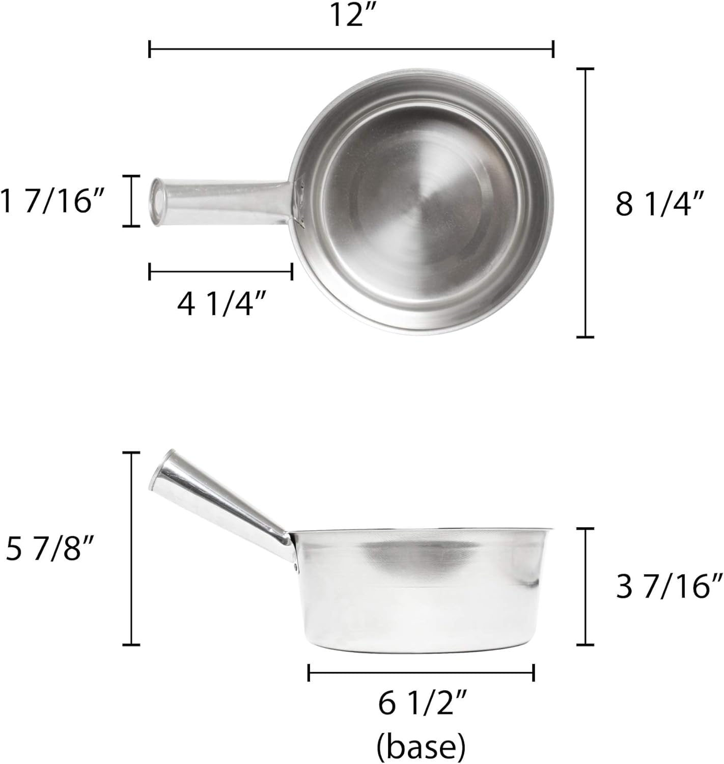Snapklik.com : TrueCraftware- 2 Quart Water Ladle Stainless Steel Body