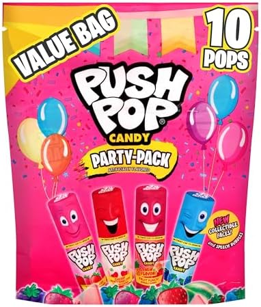 Amazon.com : Push Pop Easter Candy Variety Pack, 10 Ct Lollipops ...