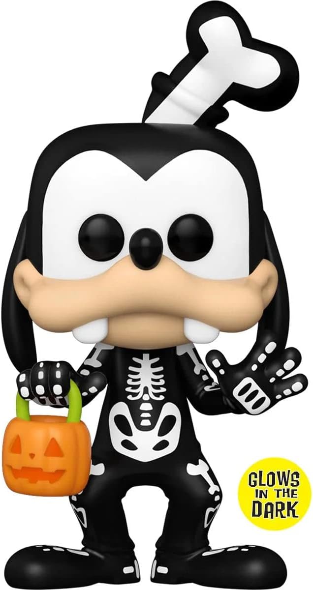 Amazon.com: Disney Skeleton Goofy Glow-in-The-Dark Pop! Vinyl Figure ...