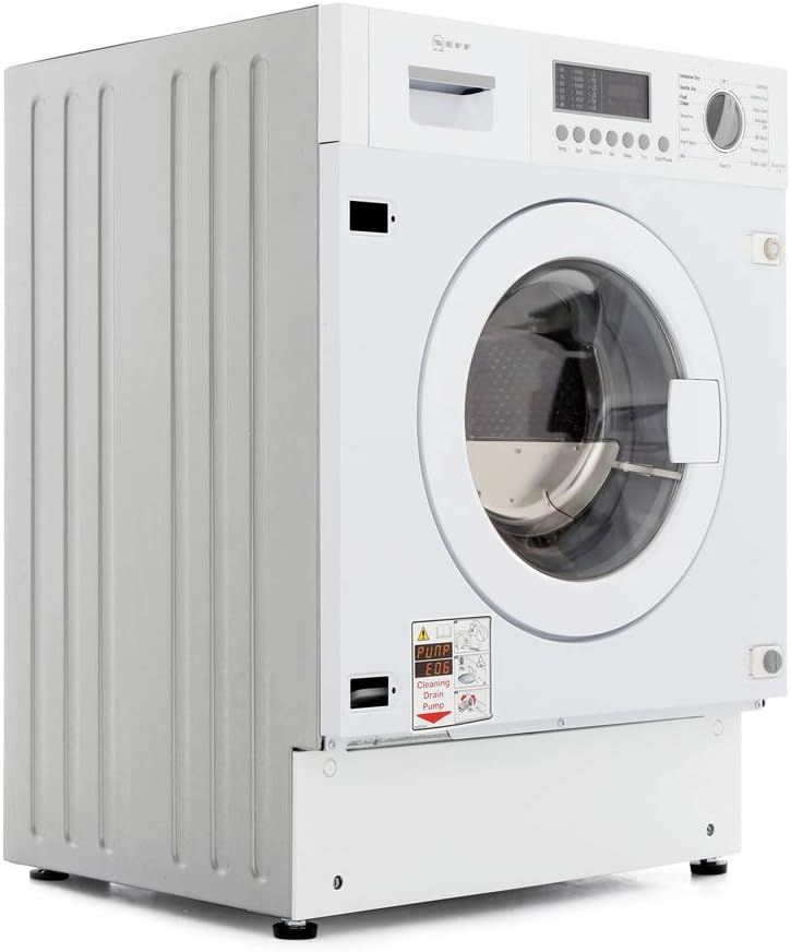 NEFF V6540X1GB Integrated 7Kg / 4Kg Washer Dryer with 1400 rpm : Amazon ...